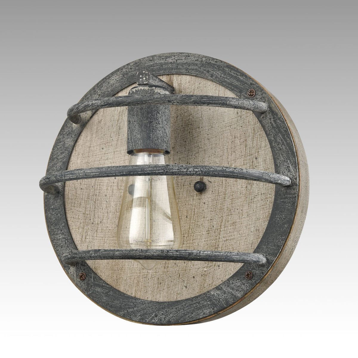 Rustic Wood Wall Sconce Oak with Mock-Mold Finish – moose.lighting