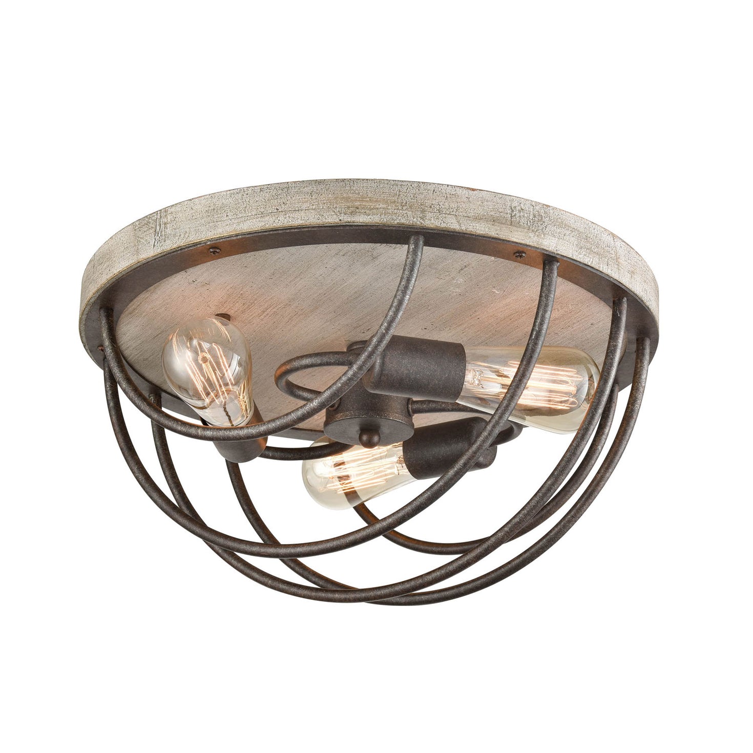 Rustic Flush Mount Ceiling Lights Distressed Wooden Lights – moose.lighting