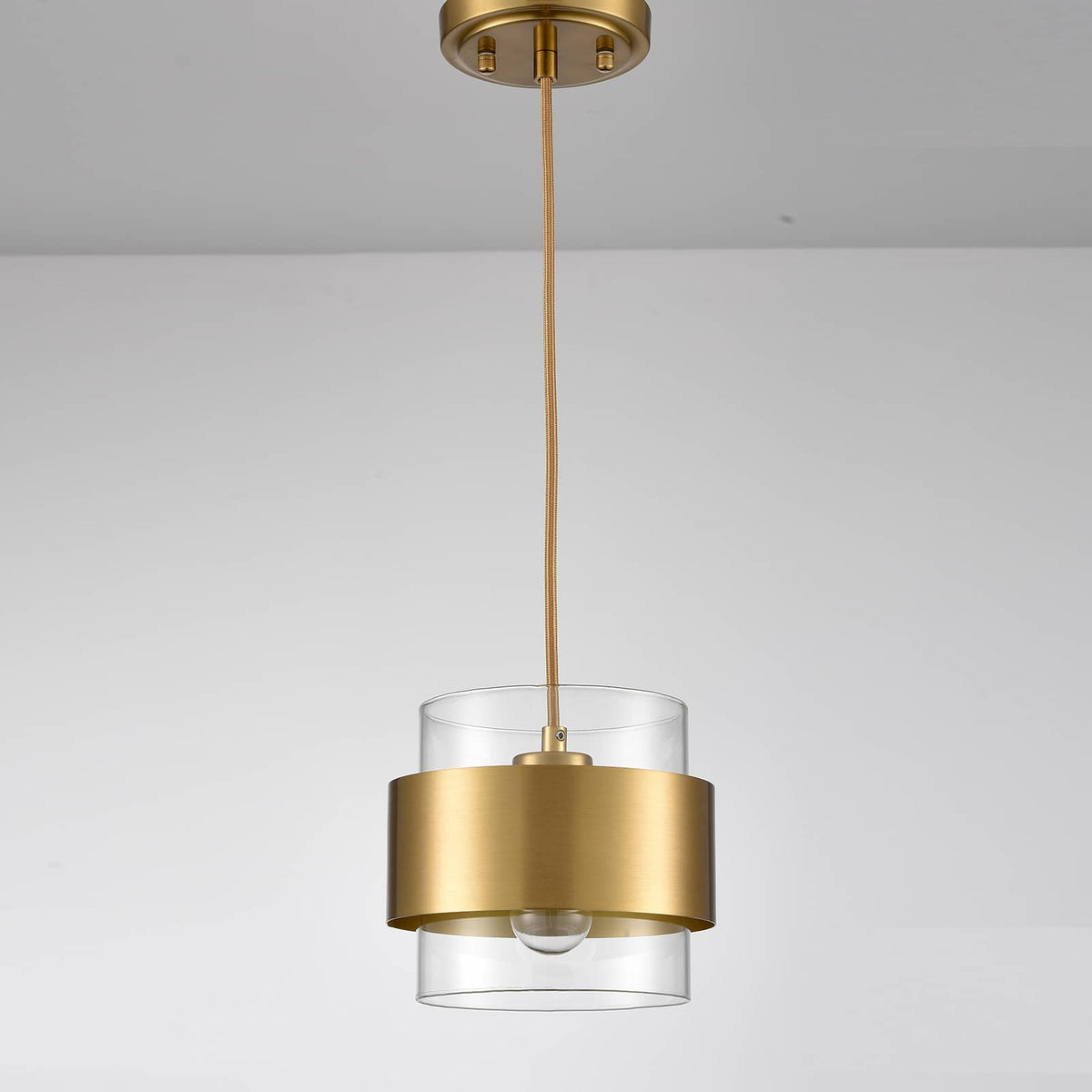Modern Brass Kitchen Pendant Light Adjustable Hanging Light – moose ...