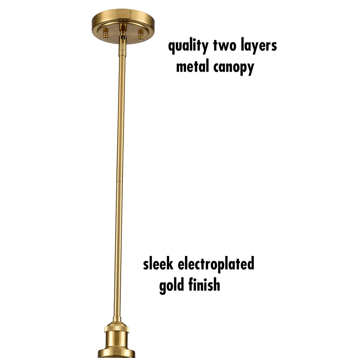 Modern Brass Mini Stem Pendant Light Glass Kitchen Fixture – moose.lighting